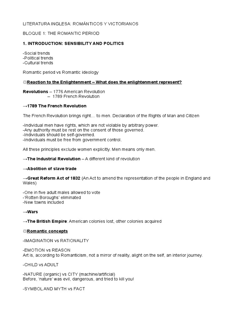 Sensibility and Politics | PDF | Romanticism | Age Of Enlightenment