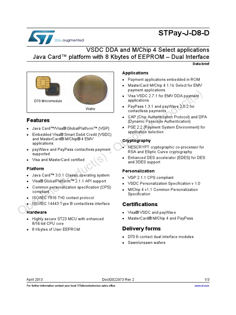 Obsolete Product (S) - Obsolete Product (S) : Stpay-J-D8-D | Download ...