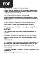 Wcue Roleplay Ideas!! | PDF