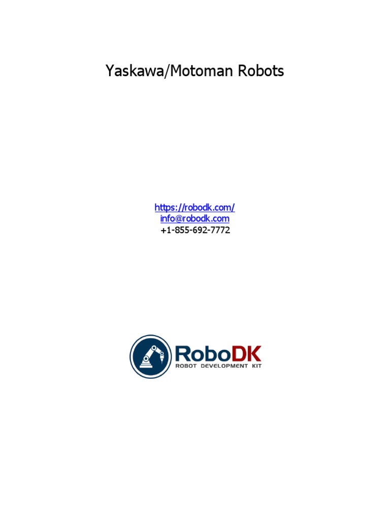 RoboDK Doc EN Robots Motoman | PDF | Port (Computer Networking ...
