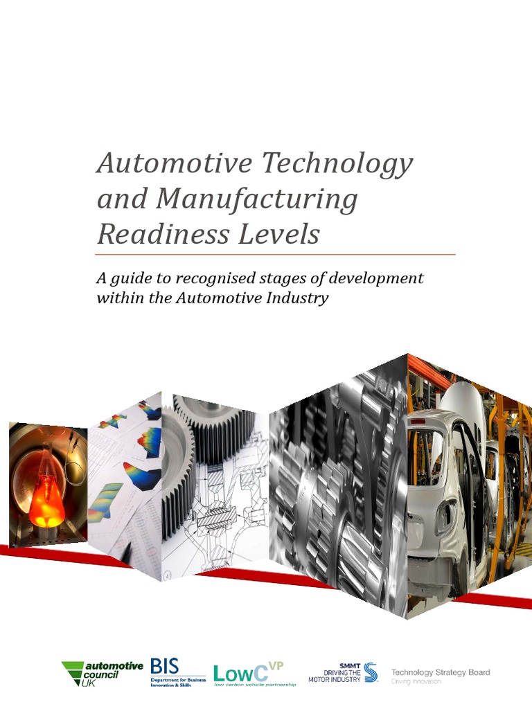 Automotive Technology and Manufacturing Readiness Levels | PDF ...