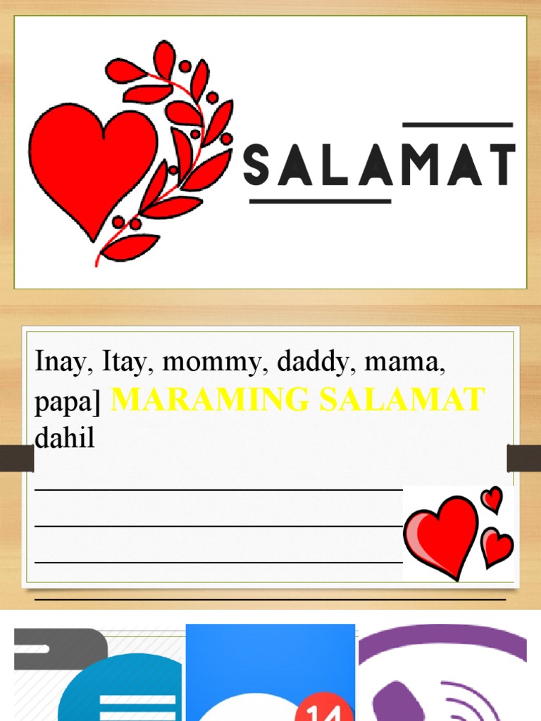 Liham Pasasalamat | PDF