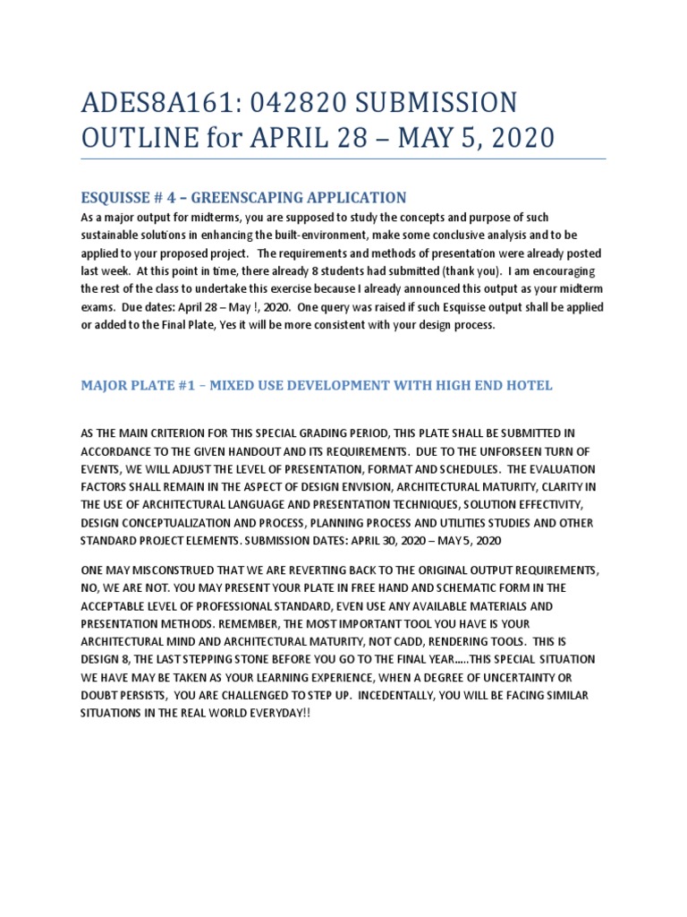 Submissionoutline Ades8a161 | PDF | Design | Cognition