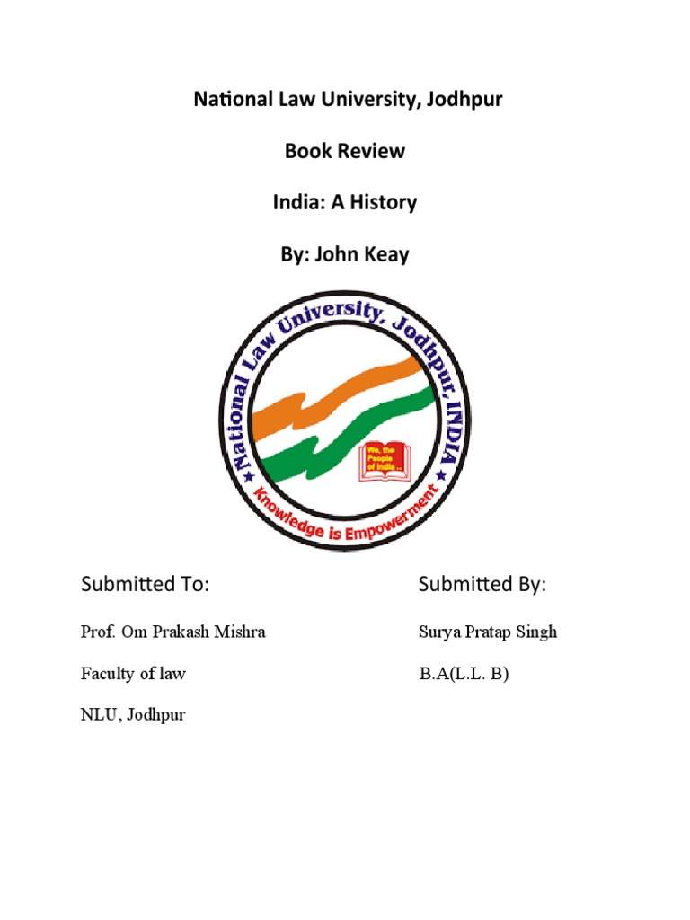 History Book Review - India A History | PDF | Ashoka | Vedas