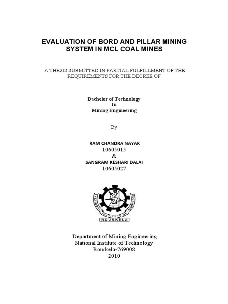 Final PDF | PDF | Coal Mining | Mining