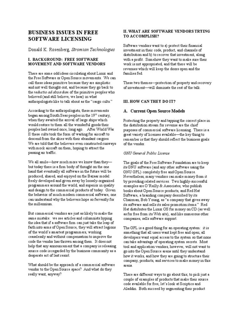 Free Software Movement | Download Free PDF | Linux | Desktop Environment