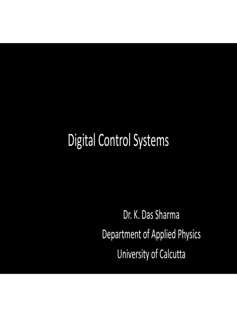 Digital Control Systems KDS PDF | PDF | Analysis | Control Theory