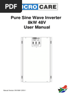Off-Grid Inverter User Manual IV-12000 | PDF | Power Inverter ...