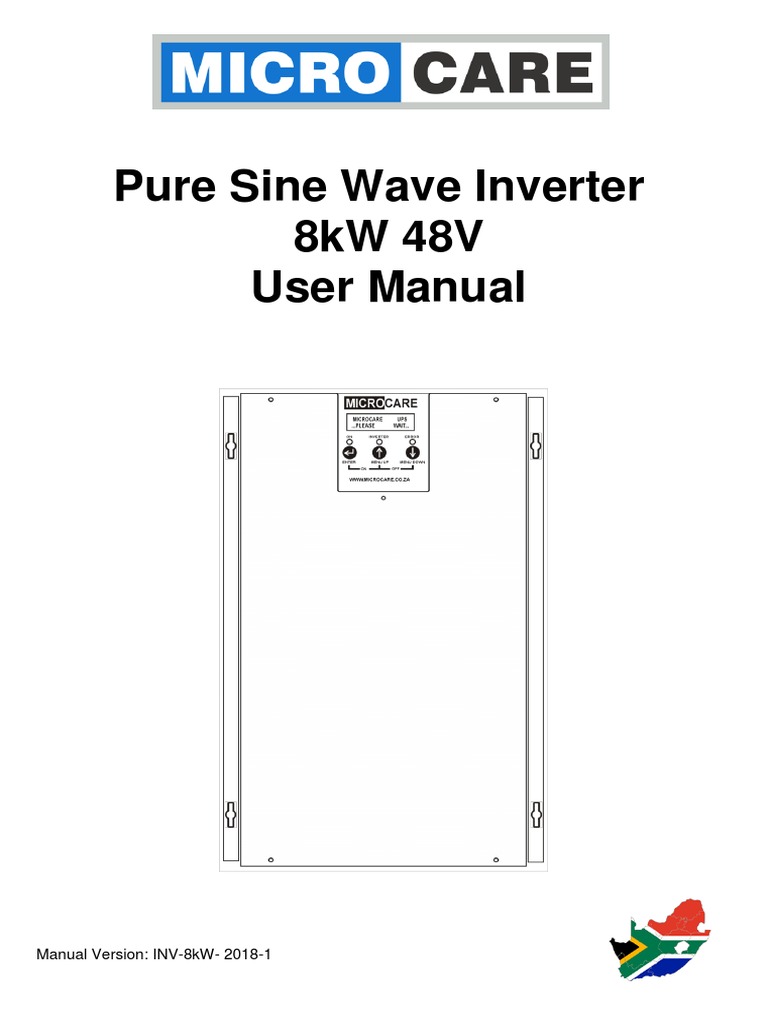 8kW Inverter Manual Version INV 8kW 2018 1 PDF | PDF | Power Inverter ...