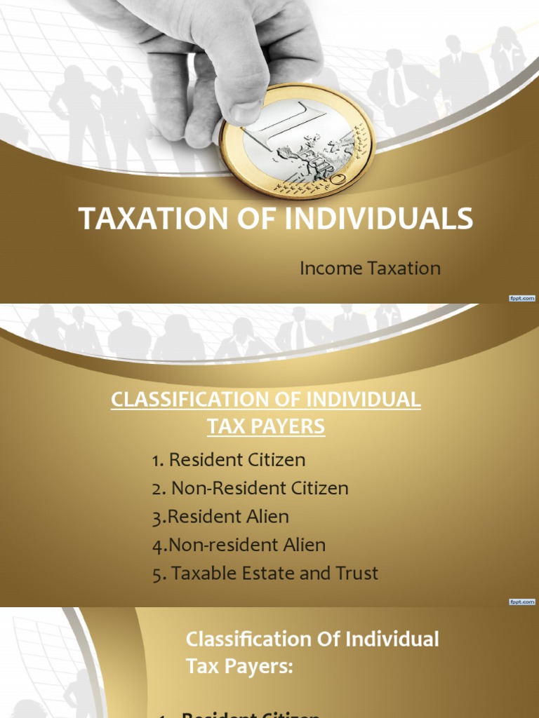 Individual Taxation | PDF | Tax Deduction | Gross Income