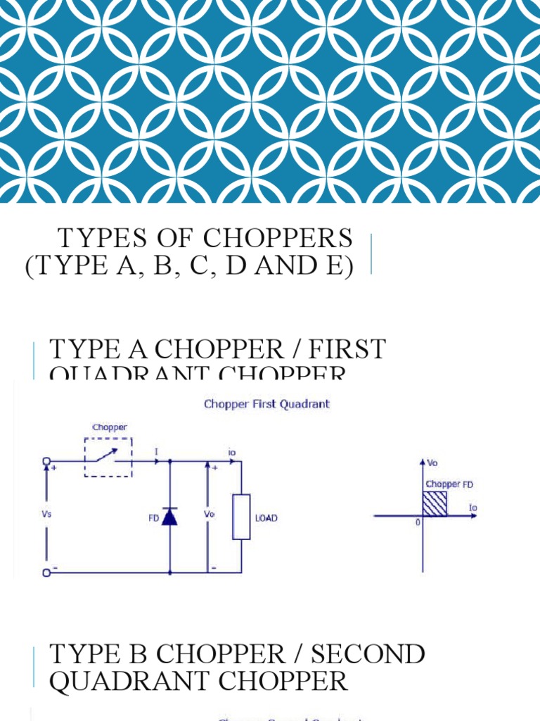 Types of Choppers (Type A, B, C, D and E) | PDF