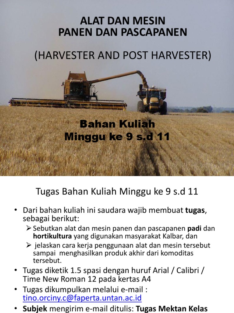 09-11 Alsin Panen Dan Pascapanen-1 | PDF | Teknologi & Rekayasa