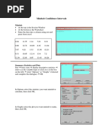 Minitab Session Commands Guide | PDF | Command Line Interface | Statistics