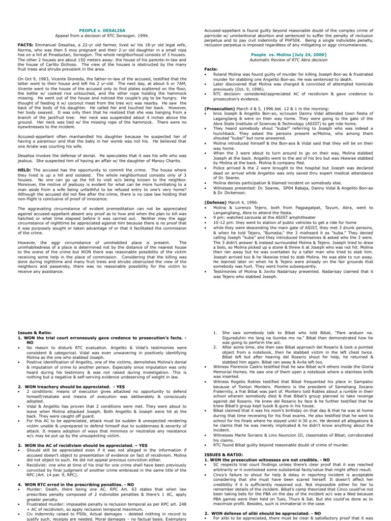 Aggravating Circumstances 9 16 04 | Plea | Burden Of Proof (Law)