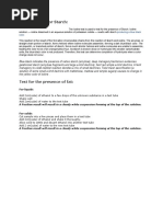 Iodine Starch Test Procedure and Results | PDF | Starch | Foods