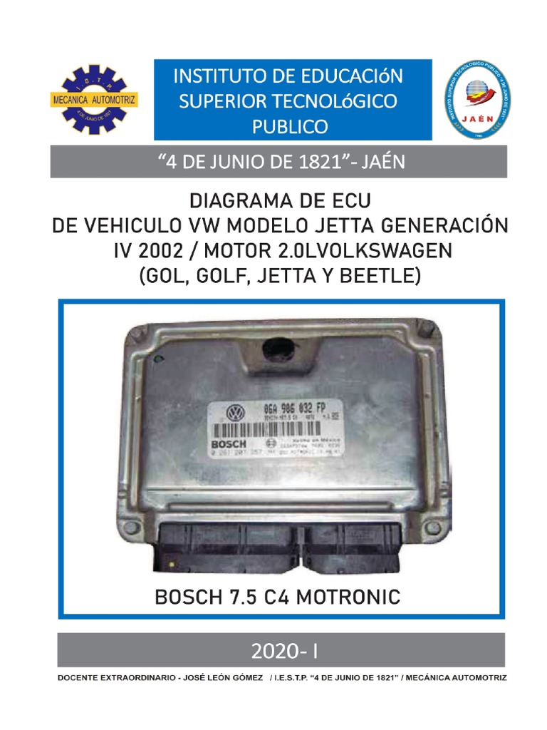Envio Diagrama Ecu Boch | PDF