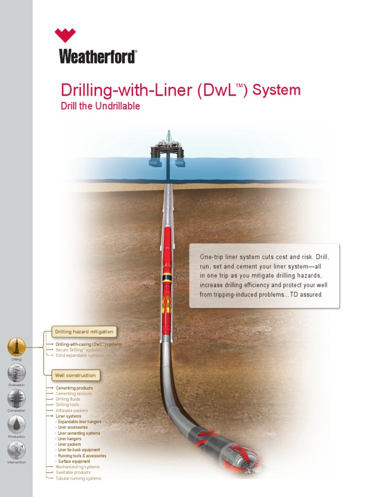 Drilling With Liner (DWL) System | PDF | Casing (Borehole) | Oil Well