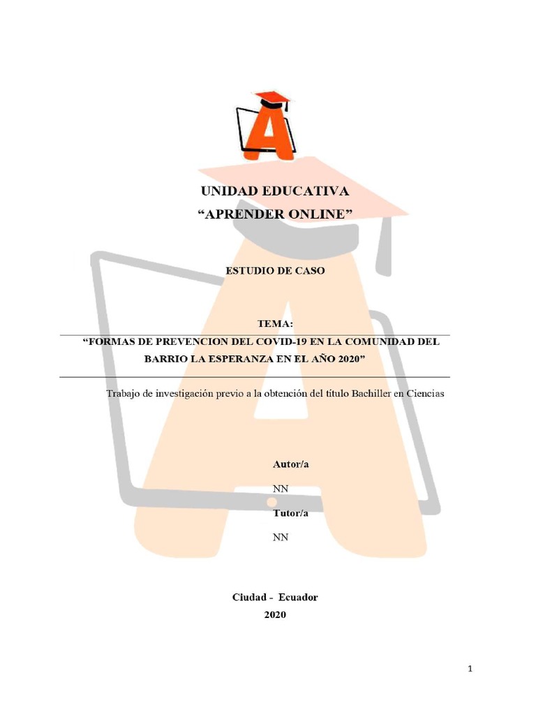 Ejemplo Proyecto de Grado BGU | PDF