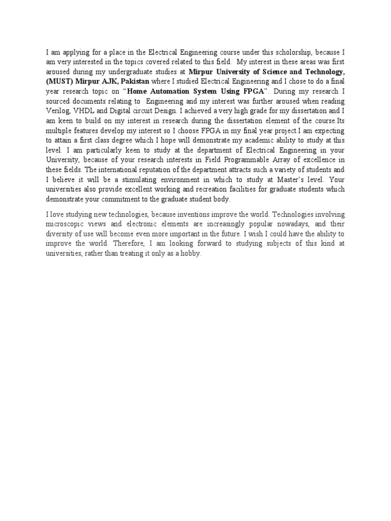 Statement of Interest (SOI) | PDF