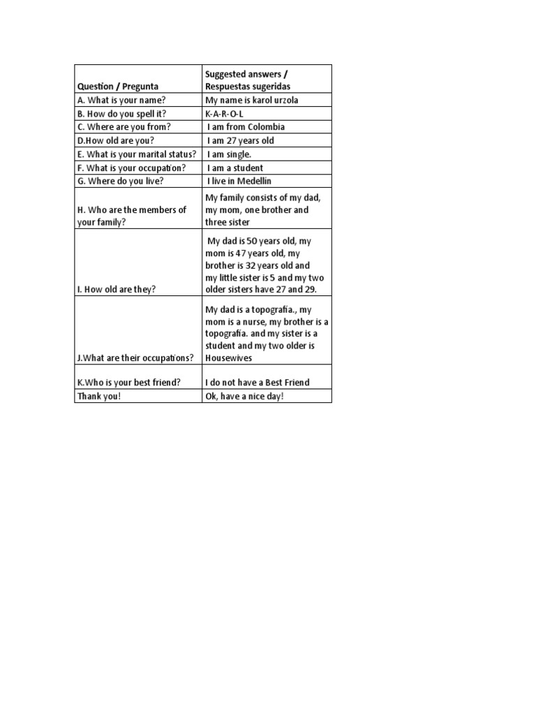 Question / Pregunta Suggested Answers / Respuestas Sugeridas | PDF