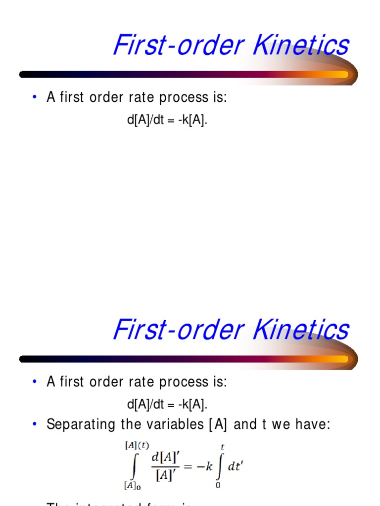 First Order | PDF | Exponential Function | Mathematical Objects