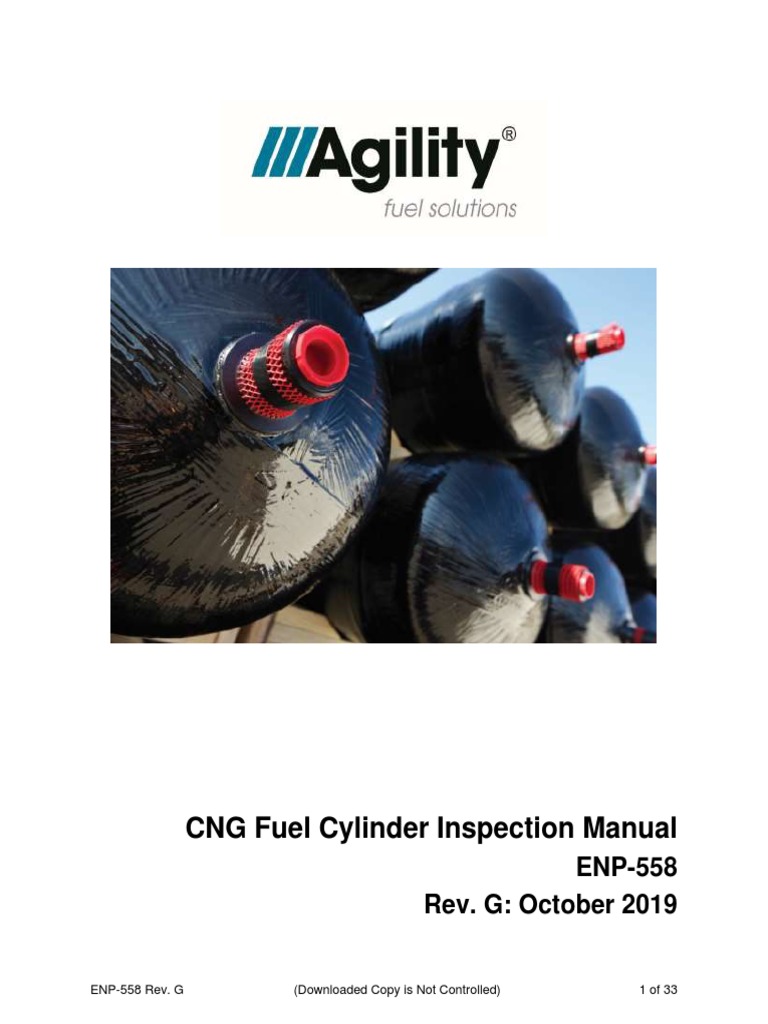 CNG Fuel Cylinder Inspection Manual: ENP-558 Rev. G: October 2019 | PDF ...