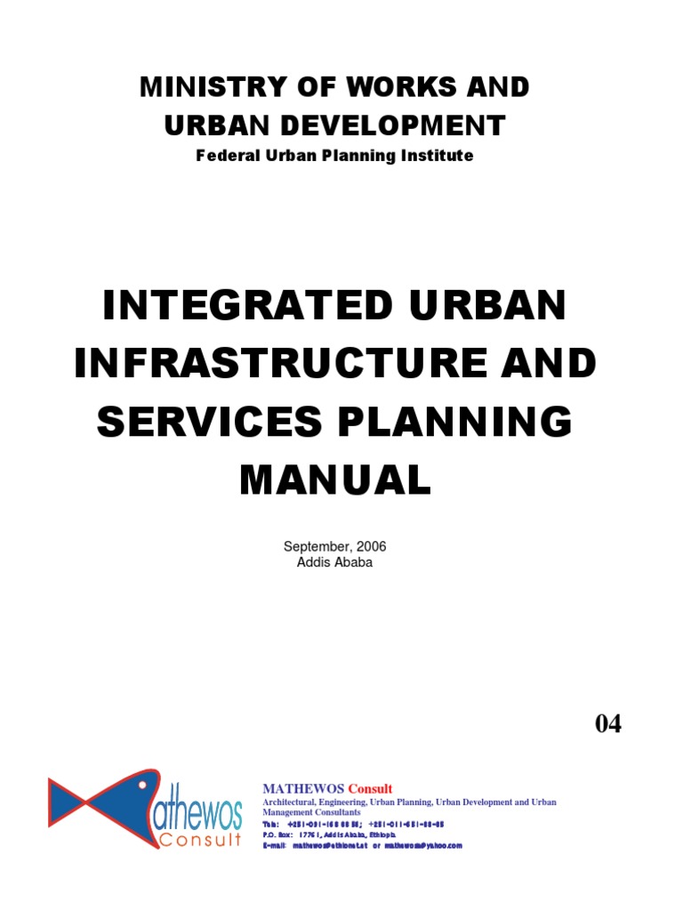 Integrated Urban Infrastructure and Services Planning Manual PDF ...