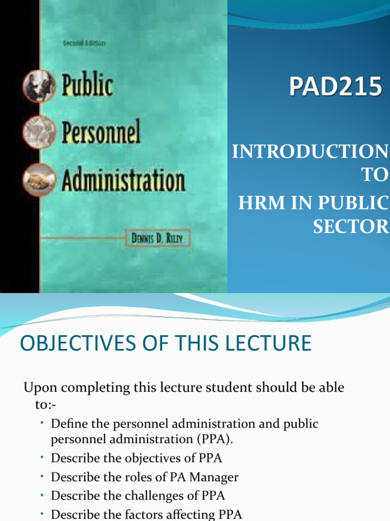 TO HRM in Public Sector | PDF | Human Resource Management | Human Resources