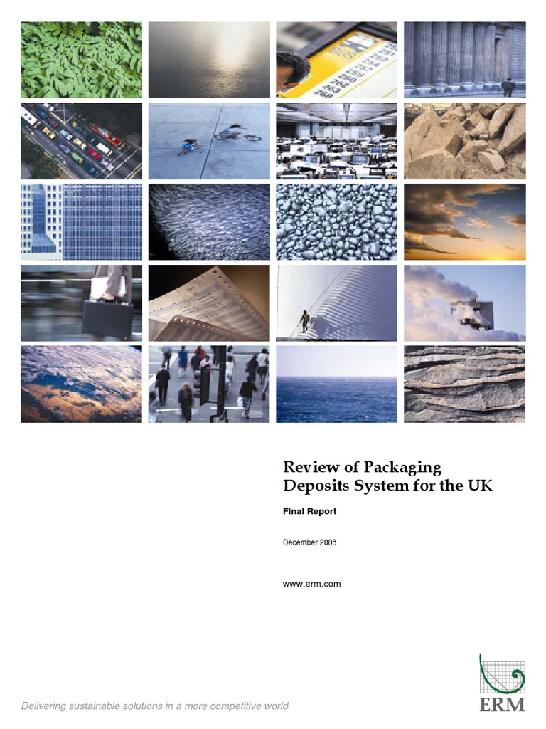 UK Beverage Deposit System Review | PDF | Recycling | Packaging And ...