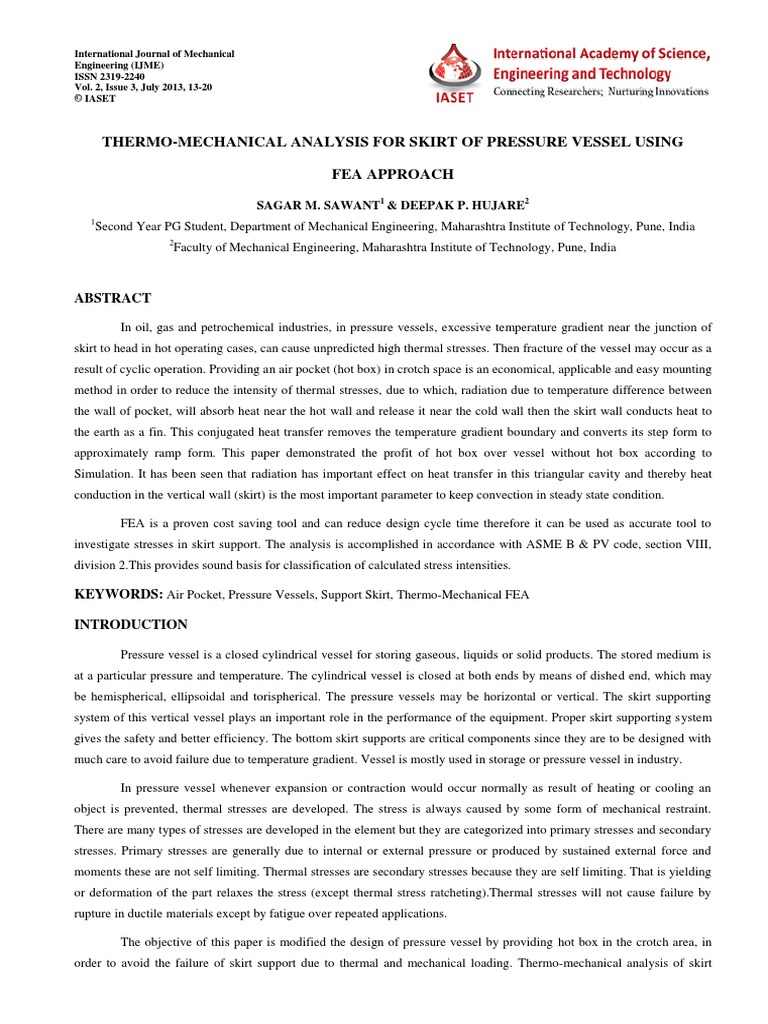 Hot Box Design PDF | Download Free PDF | Stress (Mechanics) | Heat Transfer