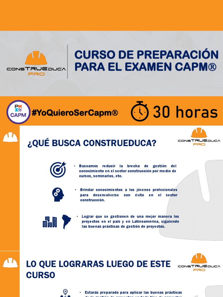 Flyer PMI | PDF | Gestión de proyectos | Business