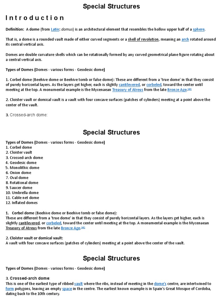 Latin Sphere Arch: Definition: A Dome (From | Download Free PDF | Dome ...