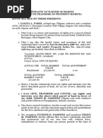 Affidavit For Water Connection | PDF