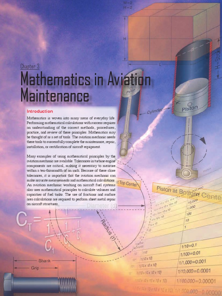 Mathematics in Aviation Maintenance | PDF | Fraction (Mathematics ...