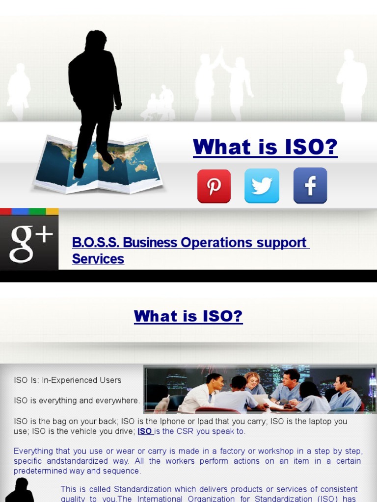 What Is ISO?: B.O.S.S. Business Operations Support Services | PDF
