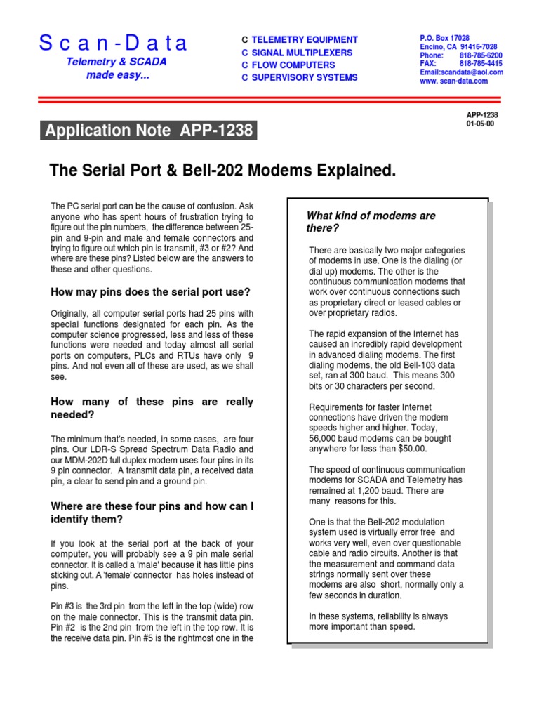 App 1238 PDF | PDF | Modem | Networks