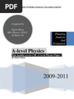 A Level Physics Paper 5 Book Selected Pages | PDF | Variable ...