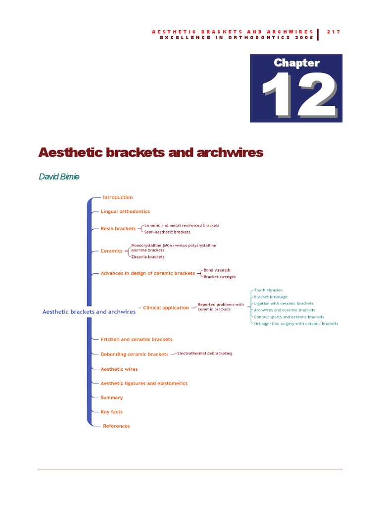 Aesthetic Brackets and Archwires: C H A P T e R | Download Free PDF ...