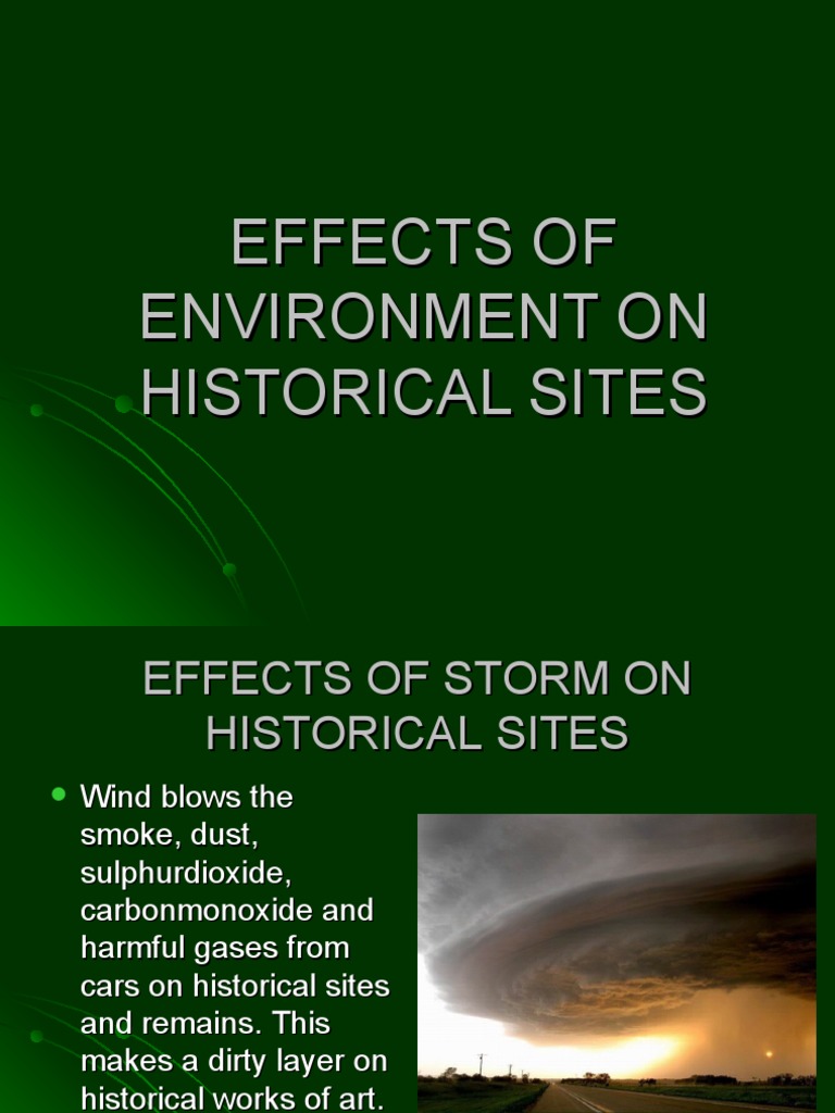 Impact of Environment on Historical Sites | PDF | Earthquakes | Wound