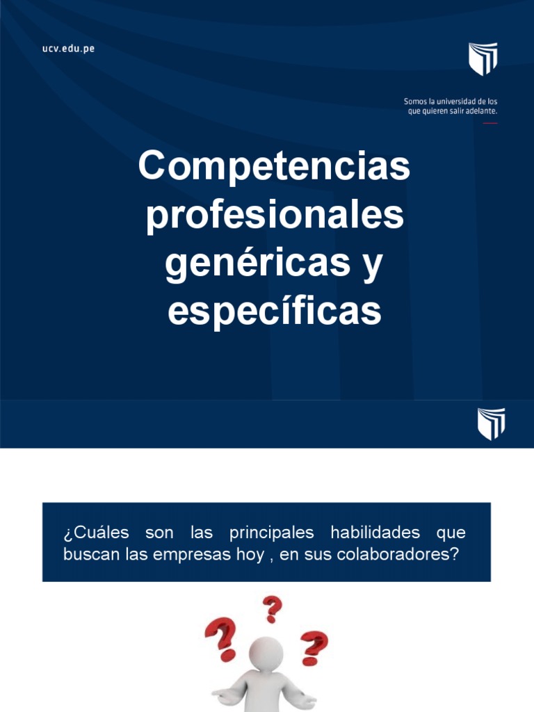 Competencias Genéricas y Específicas | PDF | Análisis FODA | Ciencias ...