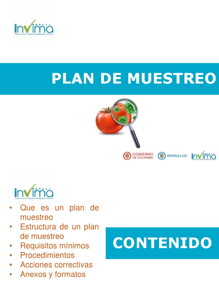 Presentacion Plan de Muestreo | PDF | Laboratorios | Alimentos