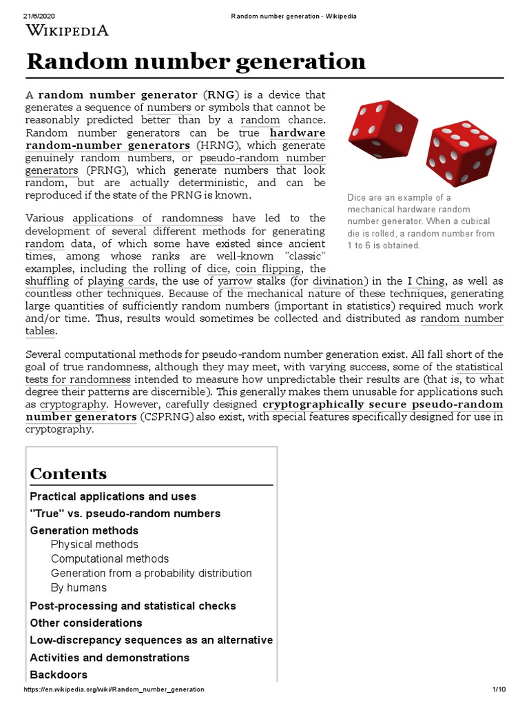 Ramdom 1 | PDF | Randomness | Military Communications