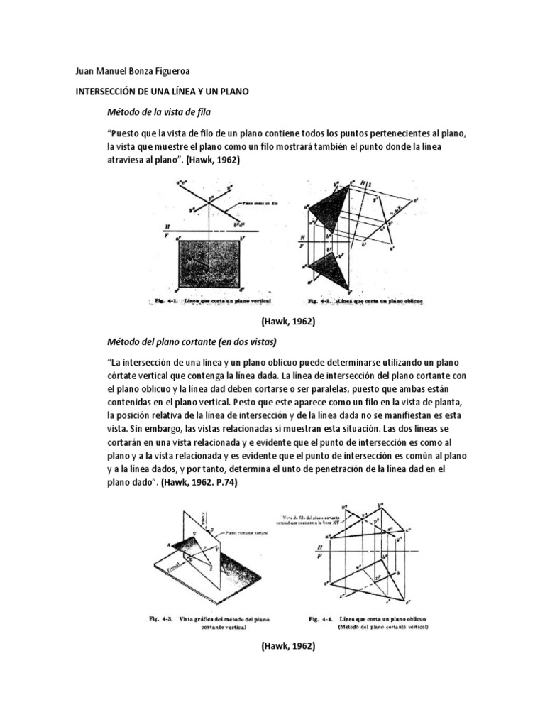 Intersecciones Plano-Poliedro | PDF | Geometria plana) | Geometría
