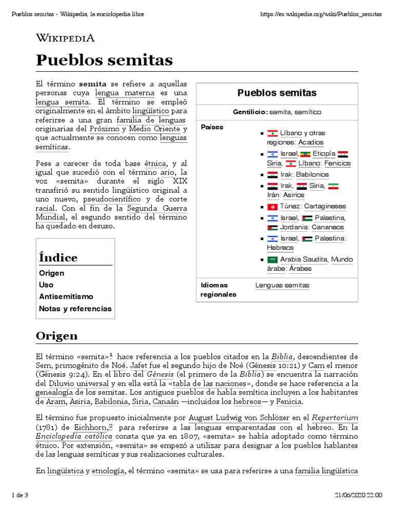 Pueblos Semitas | PDF | Filología | Artes del lenguaje y disciplina