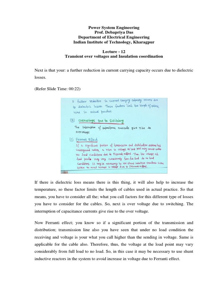 Lec12 PDF | PDF | High Voltage Direct Current | Electrical Network