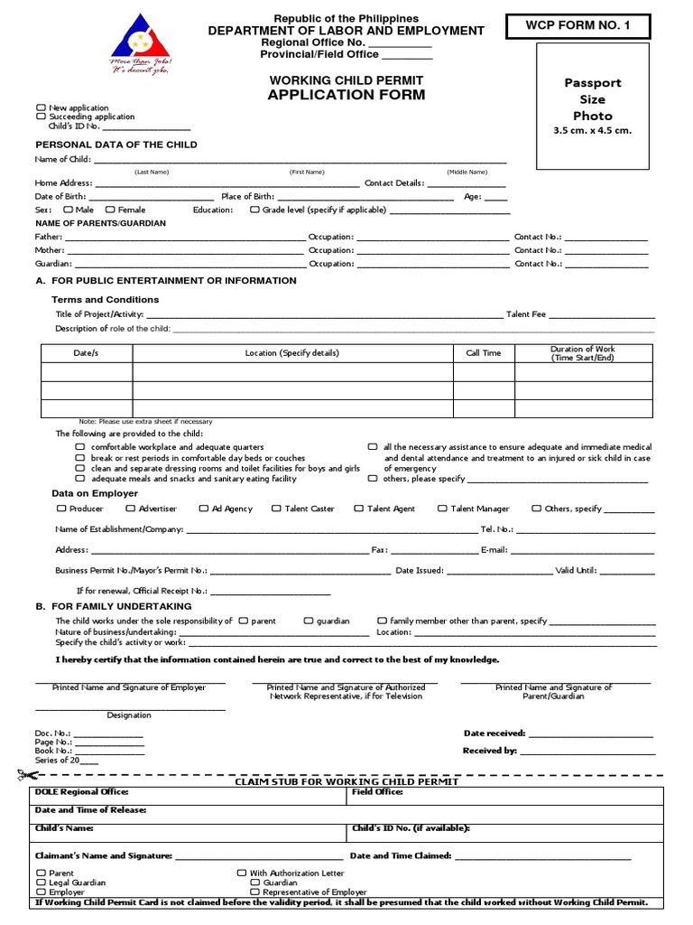 Revised WCP Application Form | PDF | Social Institutions | Social Science
