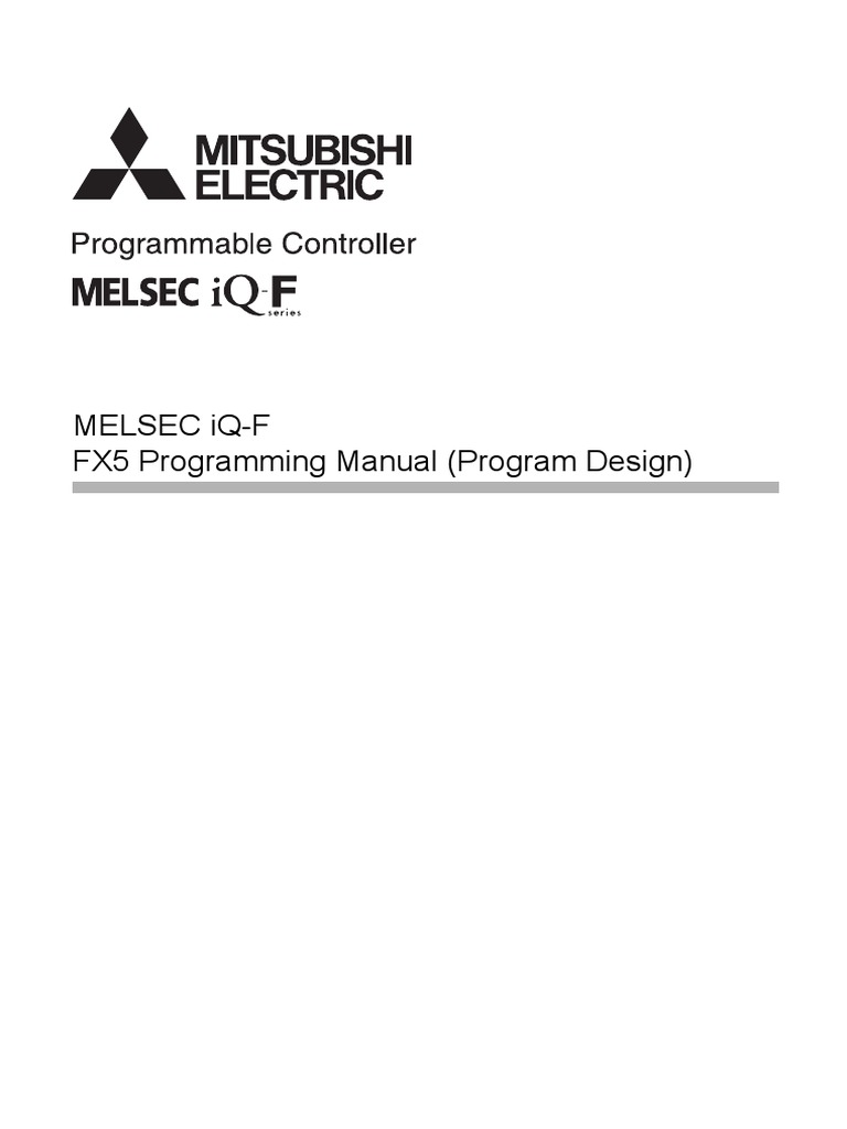 FX5 Programming Manual (Program Design PDF | PDF | Computer Program ...
