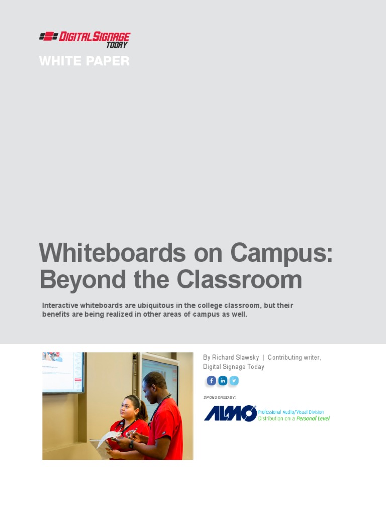 Whiteboards On Campus: Beyond The Classroom: White Paper | PDF ...