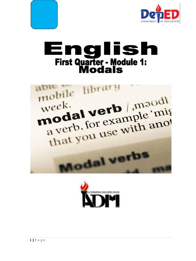 English 9-Q1-W1-W2-M1 | PDF | Syntax | Grammar