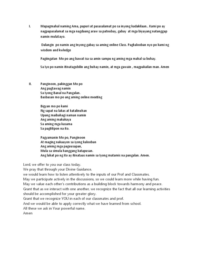 Dasal | PDF